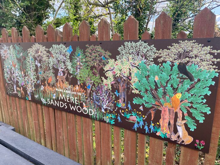 Artistic flair of Rufford School pupils launches new walking route from ...